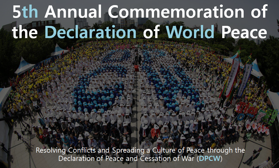 [Peace Letter] 5th Annual Commemoration of the Declaration of World ...