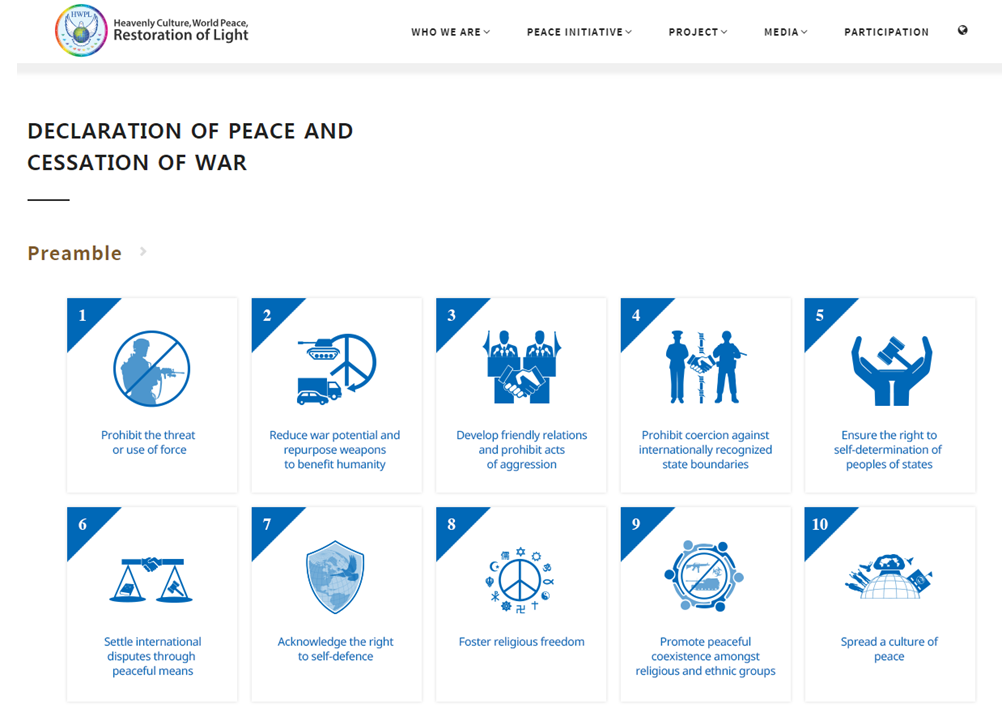 3 Peace Initiative : DPCW Law for Peace - A STEP TOWARDS PEACE