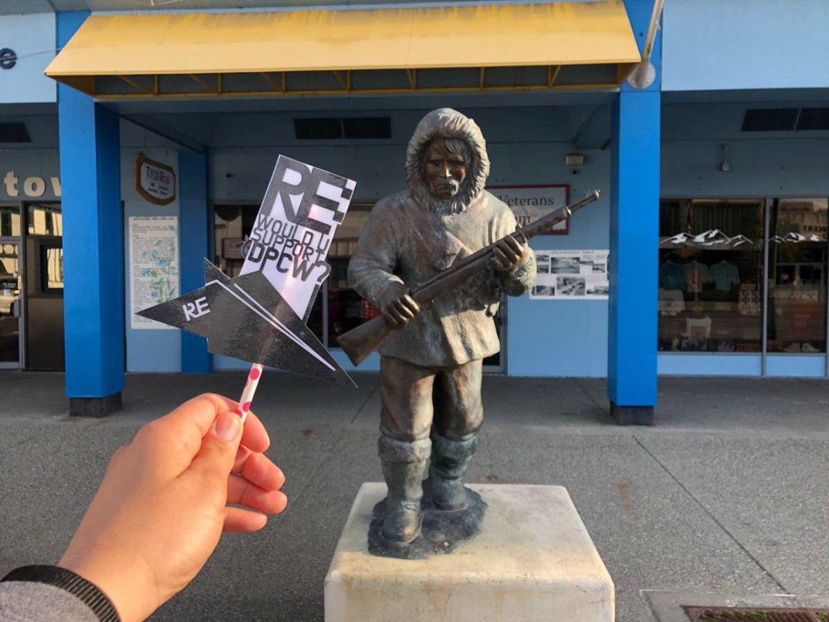 Eskimo_statue_Alaska_hwpl peace walk - A STEP TOWARDS PEACE