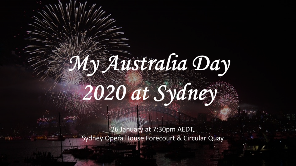 My Australia Day 2020 at Sydney - A STEP TOWARDS PEACE