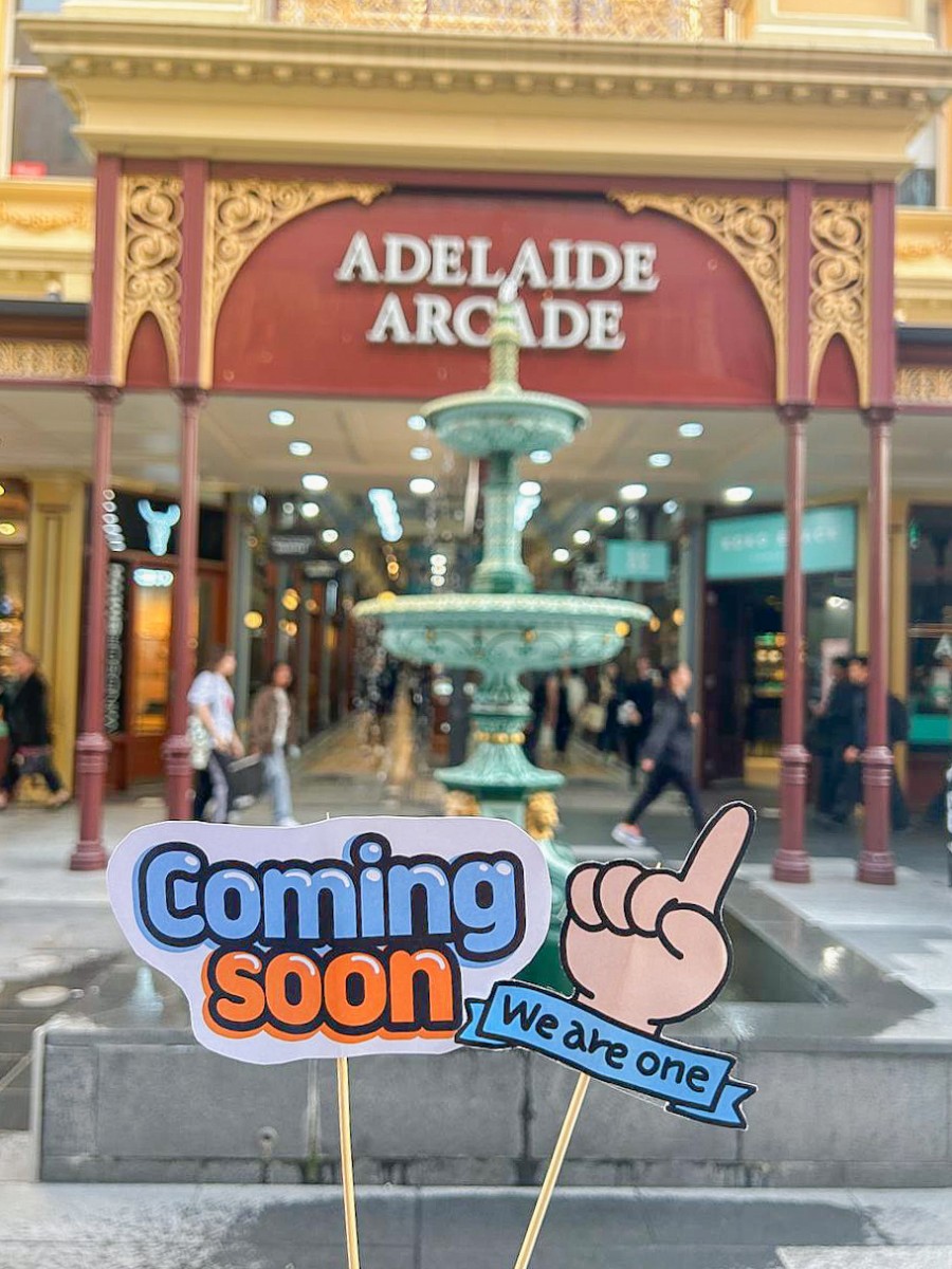 Adelaide Arcade - A STEP TOWARDS PEACE